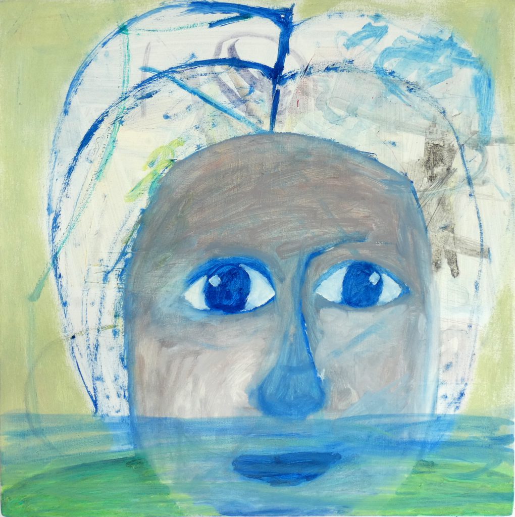 Zelfportret, hedendaagse schilderkunst, kunstenaar Wietske Lycklama à ...